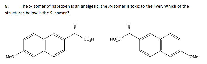 Solved S and R isomers! Identification: I understand that an | Chegg.com