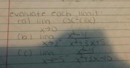 Solved evaluate each limit Linn | Chegg.com