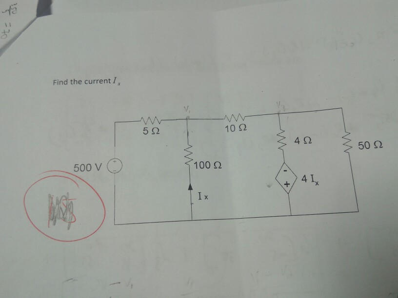 Solved Find the current I_x | Chegg.com