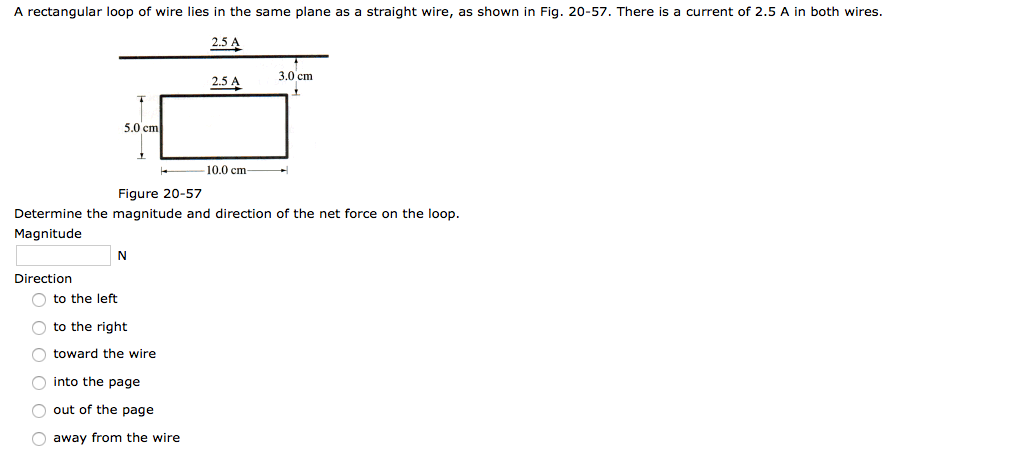 Solved A rectangular loop of wire lies in the same plane as | Chegg.com