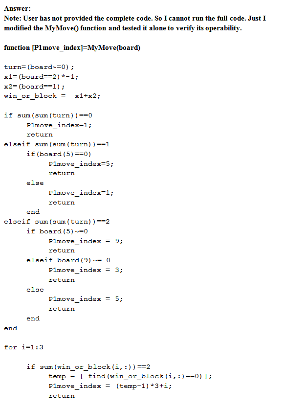 Solved Matlab Problem How to modify the following matlab | Chegg.com