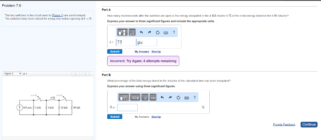 Solved The two switches in the circuit seen in (Figure 1) | Chegg.com