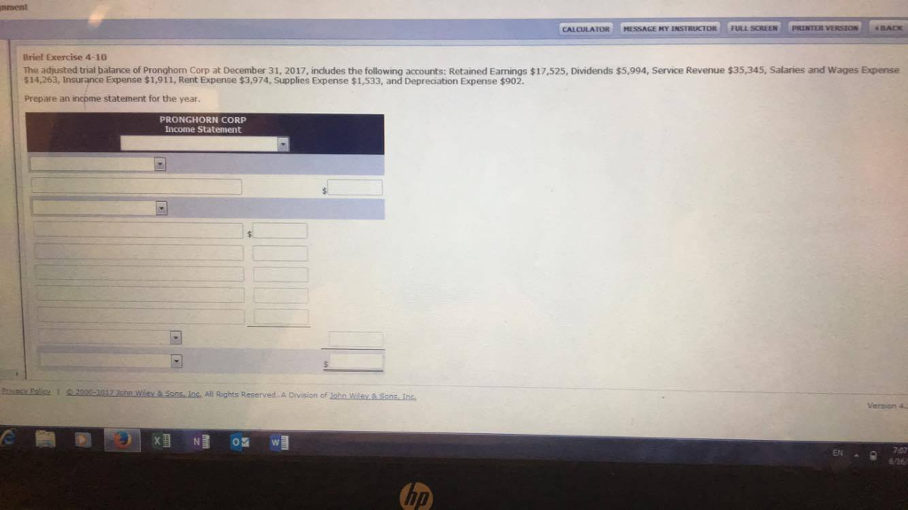Solved CALCULATOR MESSAGE MY INSTRUCTOR FULL SCREEN PRINTER | Chegg.com