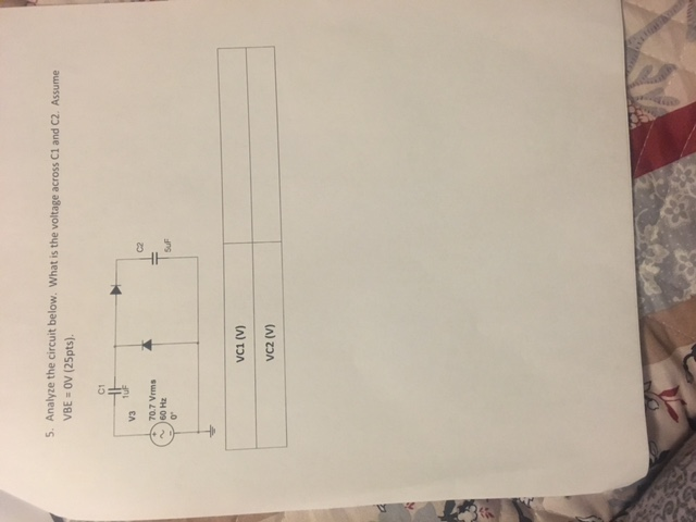Solved Analyze the circuit below. What is the voltage across | Chegg.com