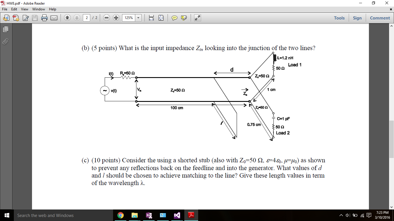 Solved This problem involves a transmission line which is | Chegg.com Solved This problem involves a transmission line which is | Chegg.com