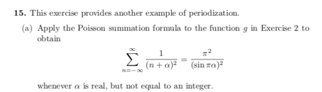 Solved 15. This exercise proides another example of | Chegg.com