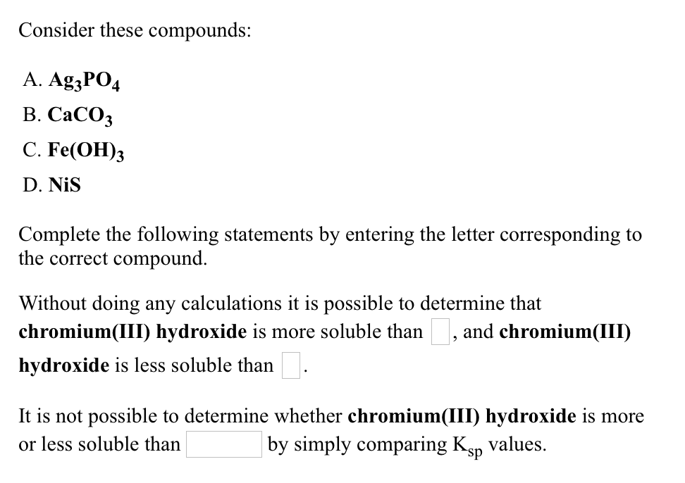 Solved A student measures the molar solubility of silver | Chegg.com