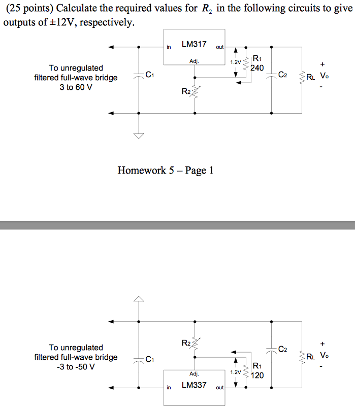 Solved Calculate the required values for R2 in the following | Chegg.com