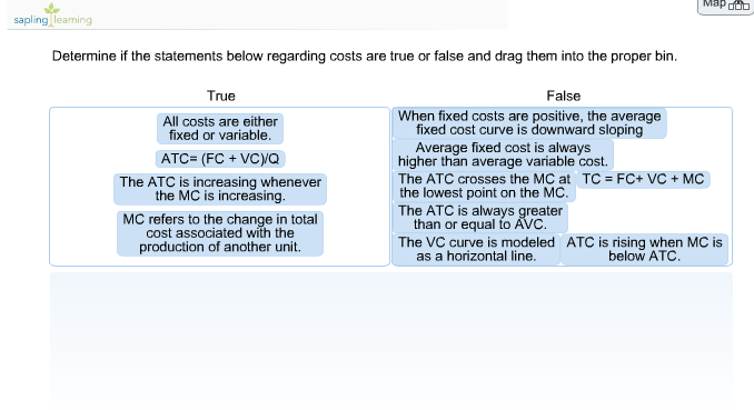 Solved Map pling Determine if the statements below regarding | Chegg.com