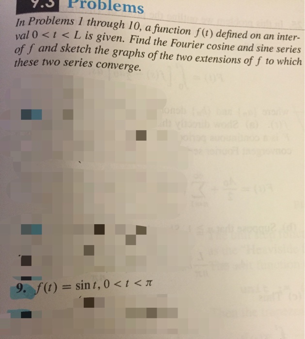 Solved In Problems 1 through 10, a function f(t) defined on | Chegg.com