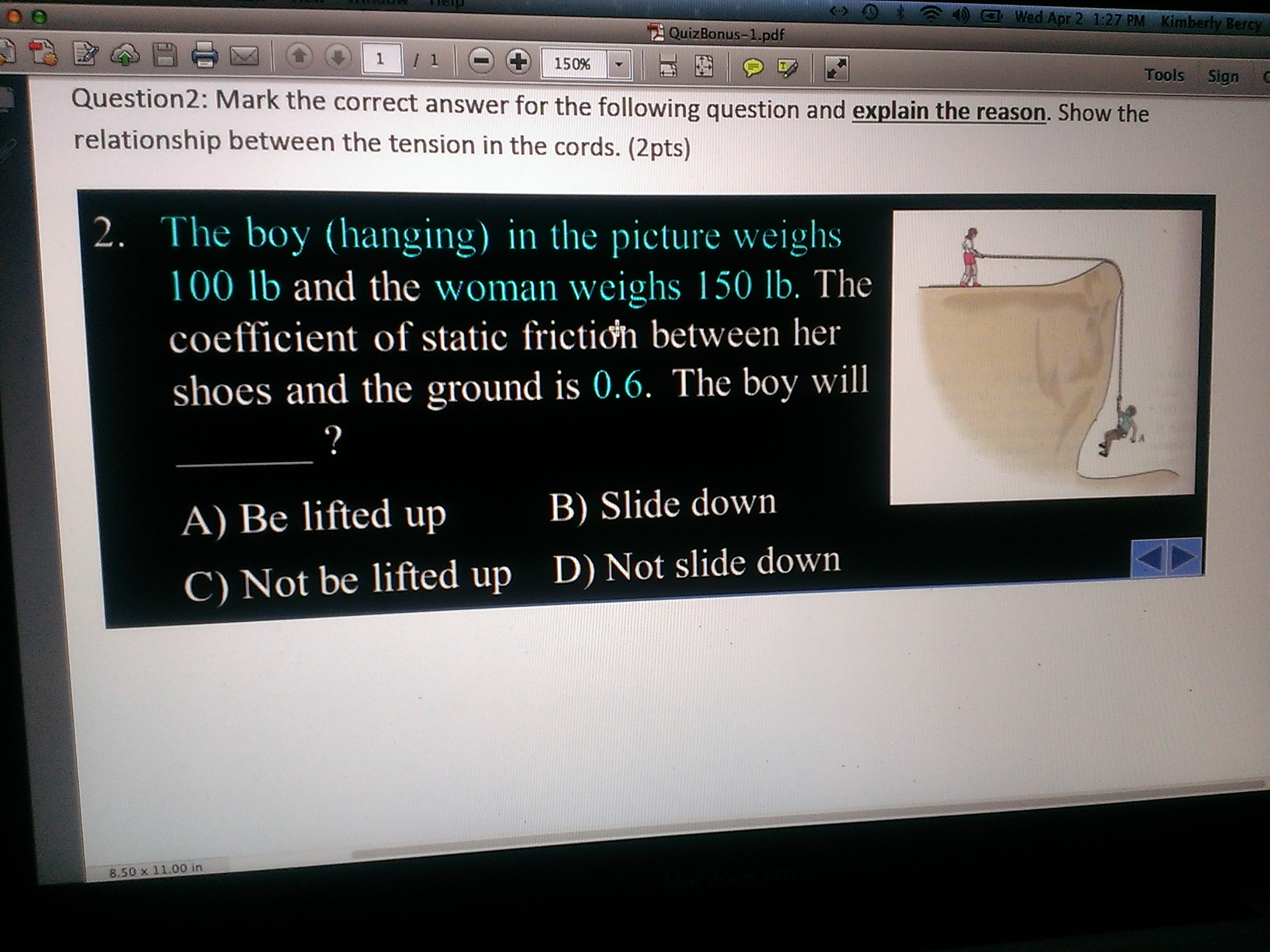 Solved Mark the correct answer for the following question | Chegg.com