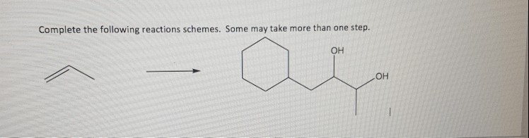 Solved Complete the following reactions schemes. Some may | Chegg.com