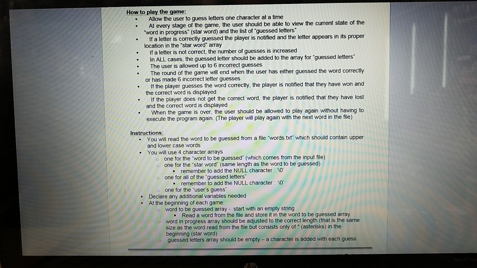 Solved write a program in c language according to the | Chegg.com