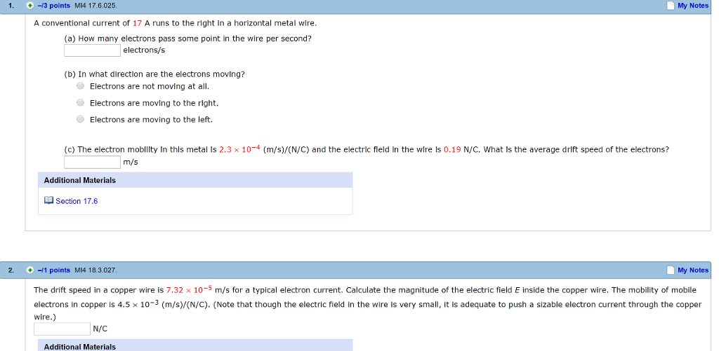 Solved 1. +-3 points Ml4 176.025 My Notes A conventional | Chegg.com