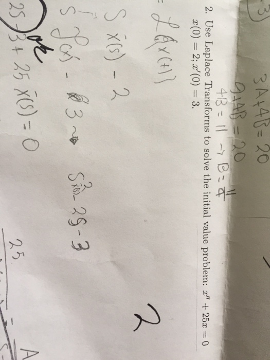 Solved Use Laplace Transforms to solve the initial value | Chegg.com Solved Use Laplace Transforms to solve the initial value | Chegg.com