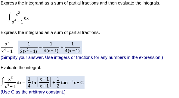 Solved Express the integrand as a sum of partial fractions | Chegg.com Solved Express the integrand as a sum of partial fractions | Chegg.com