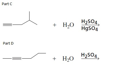 Solved Part C H2504 H2O Part D H2504 H20 H2so | Chegg.com