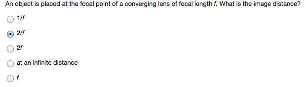 Solved: An Object Is Placed At The Focal Point Of A Conver... | Chegg.com