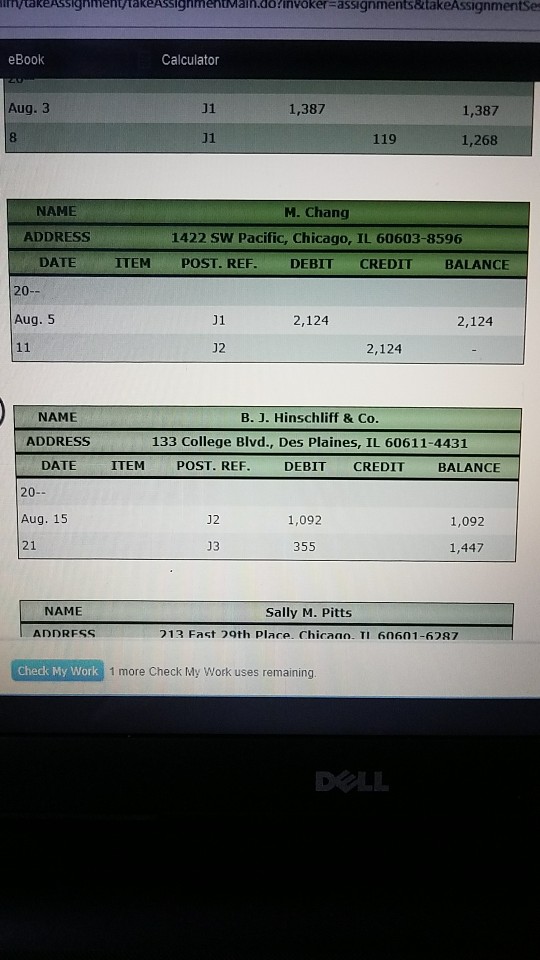 Solved gent Ldkeunprogress erc eBook Calculator Schedule of | Chegg.com