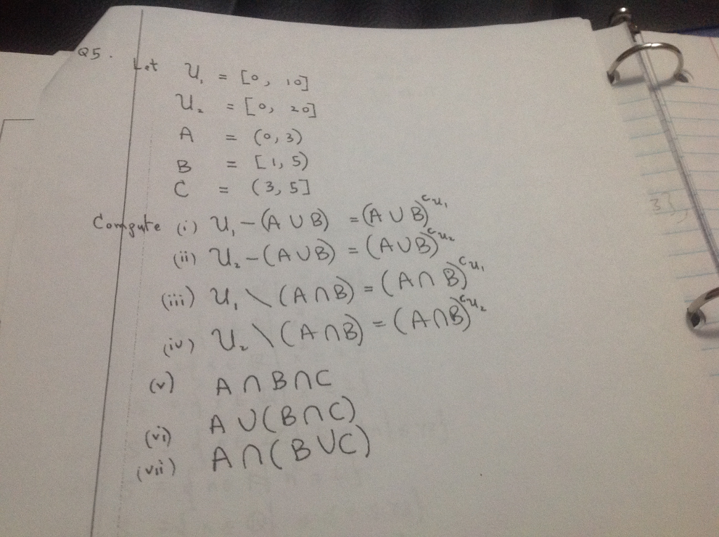 Solved a 5 (3, s] ) AnBnC ()An(B UC) | Chegg.com