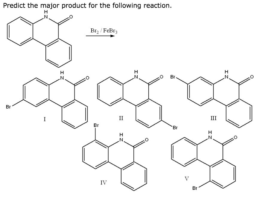 Solved Predict the major product for the following reaction. | Chegg.com