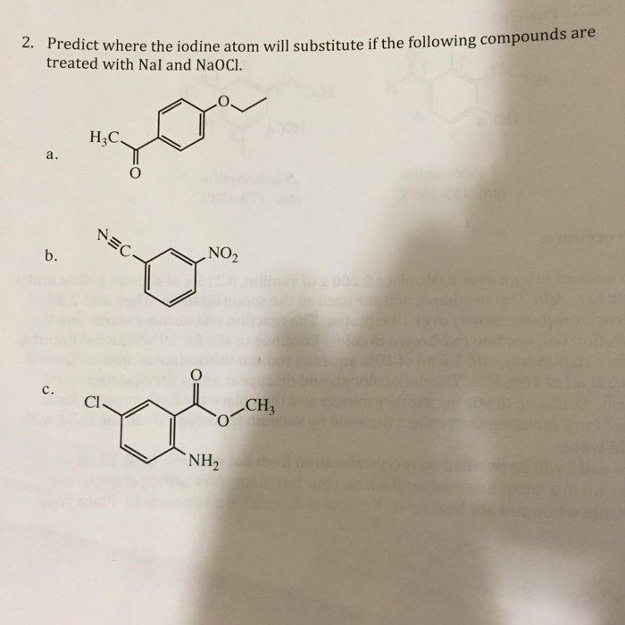Solved Predict where the iodine atom will substitute if the | Chegg.com