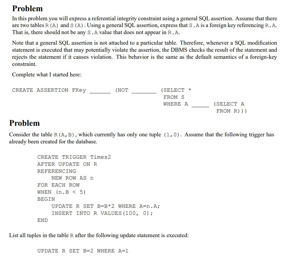 Solved Problenm In this problem you will express a | Chegg.com