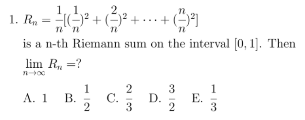 Solved Riemann sum problem. Can someone please show me how | Chegg.com