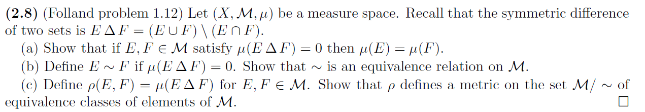 Solved 2.8 Real (Mathematical) Analysis. (Real Analysis (2nd | Chegg.com