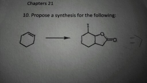 Solved Chapters 21 10. Propose a synthesis for the | Chegg.com