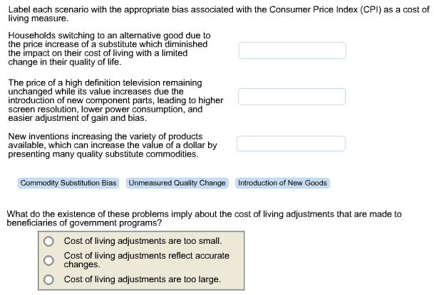 Solved Label each scenario with the appropriate bias | Chegg.com