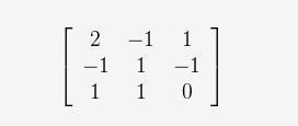 Solved What is the inverse matrix of this matrix? | Chegg.com