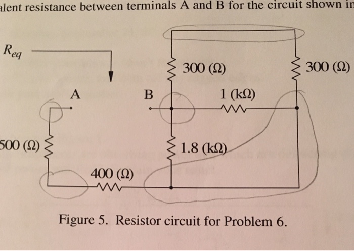 Solved What is the equivalent resistance between terminals A | Chegg.com