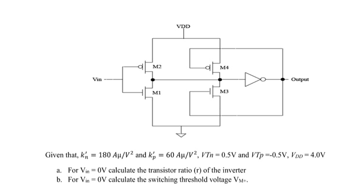 Solved For non-inverting Schmitt Trigger circuit given at | Chegg.com