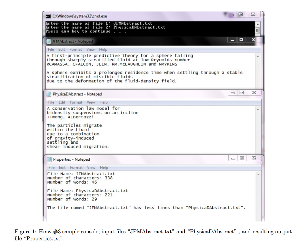 Solved CAWindows system321cmd.exe Enter the name of file 1: | Chegg.com