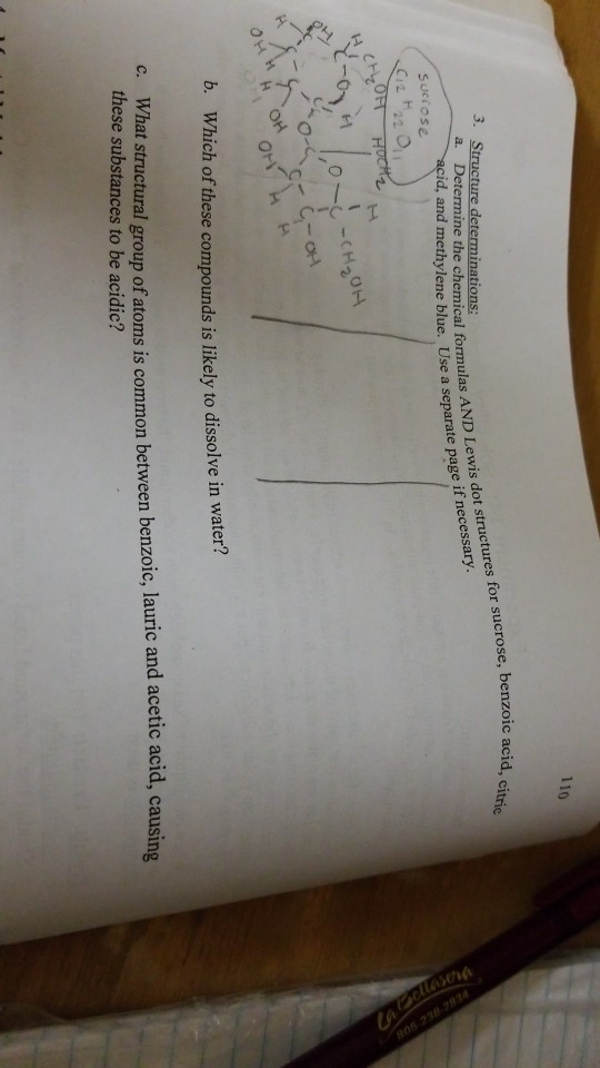 Solved 110 oic acid 3. Structure determinations: a. | Chegg.com