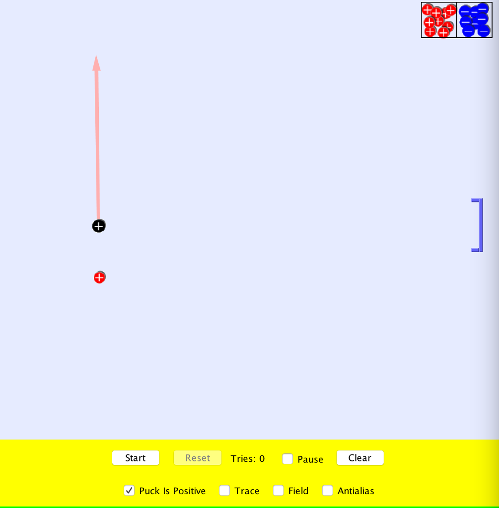 Solved 麗麗 Start Reset Tries: 0Pause Clear Puck Is Positive | Chegg.com