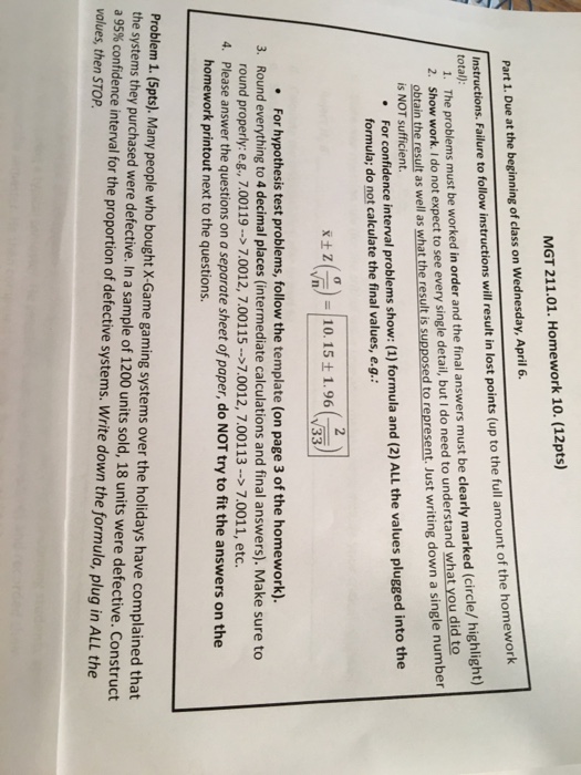 Solved Instructions. Failure to follow instructions will | Chegg.com