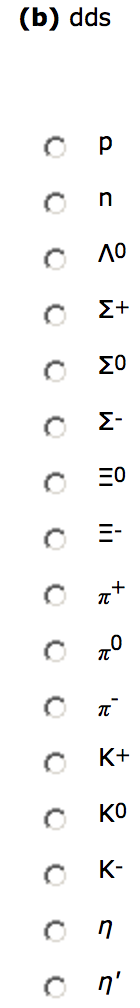 Solved Chapter 44, Problem 029 Which hadron in tables below | Chegg.com