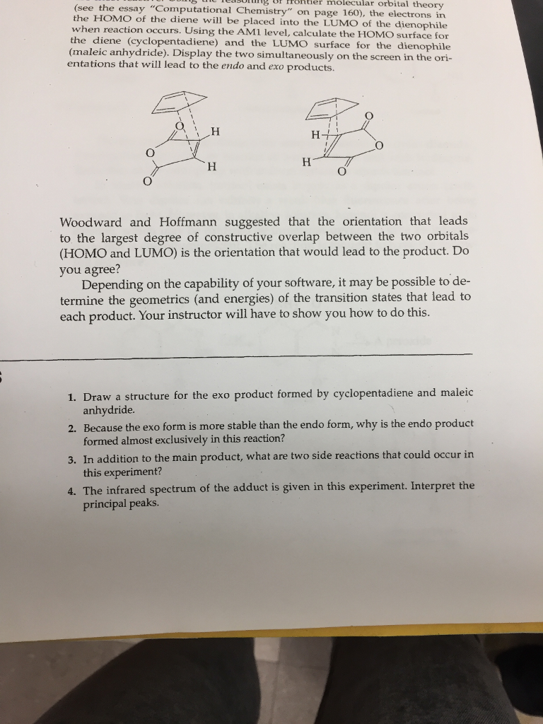 Solved 1. Draw a structure fro the exo product formed by | Chegg.com
