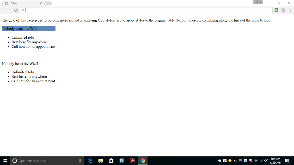 Solved In this assignment you will be writing CSS code for | Chegg.com