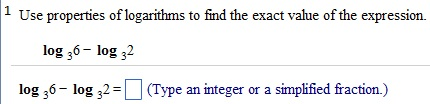 Solved Use properties of logarithms to find the exact value | Chegg.com