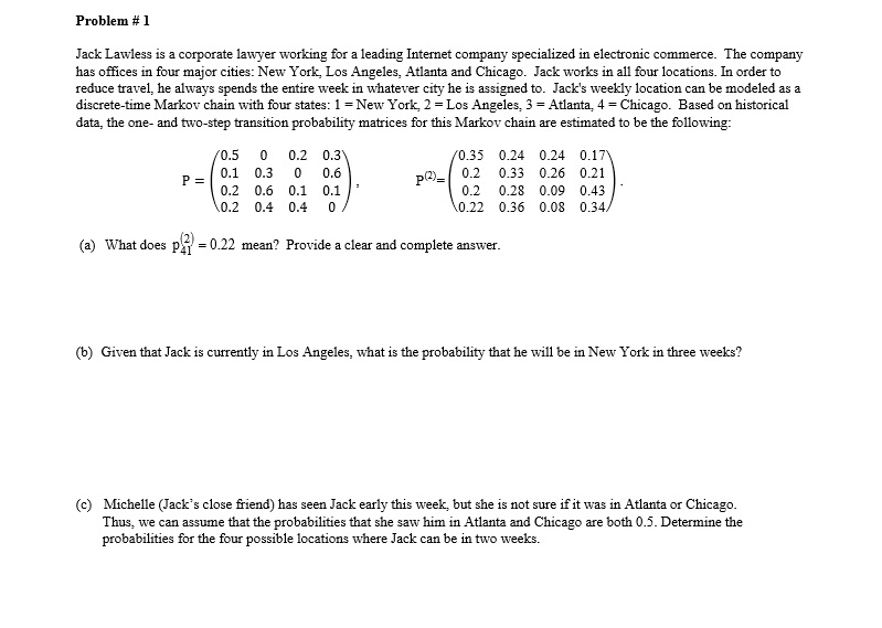 Solved Material Discrete Time Stochastic Processes