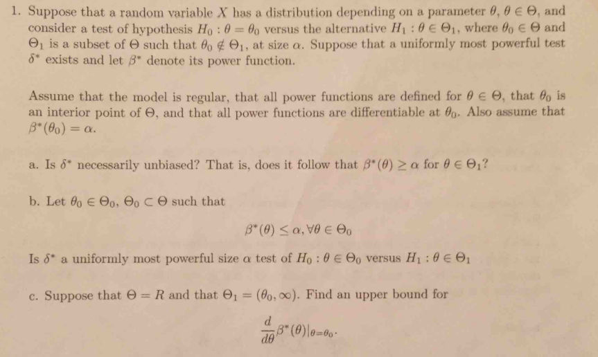 Suppose that a random variable X has a distribution | Chegg.com