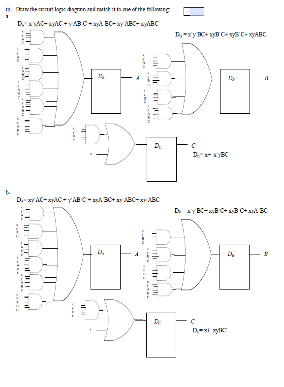 Solved Use D-flip flop to design a sequential circuit for | Chegg.com