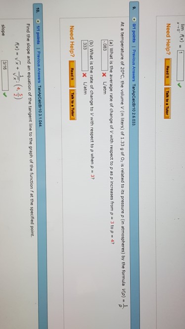 Solved rli. :.rx) = Need Help?Read It 9. + 0,1 points 1 | Chegg.com
