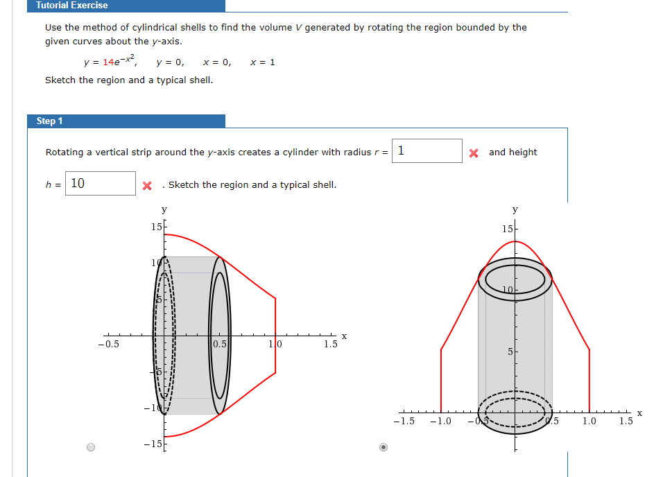 Solved Tutorial Exercise Use the method of cylindrical | Chegg.com