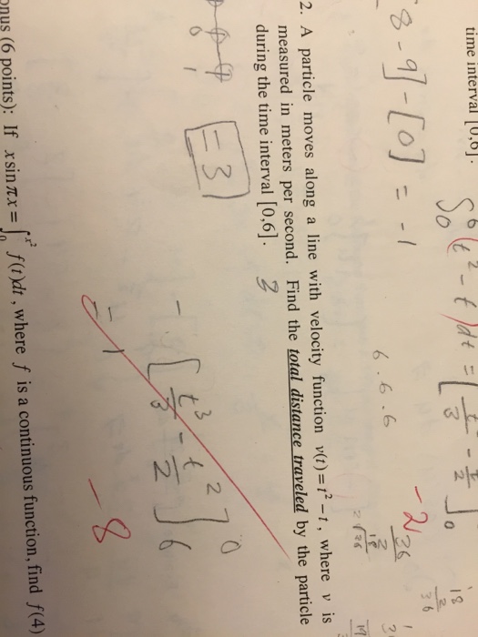 Solved A particle moves along a line with velocity function | Chegg.com