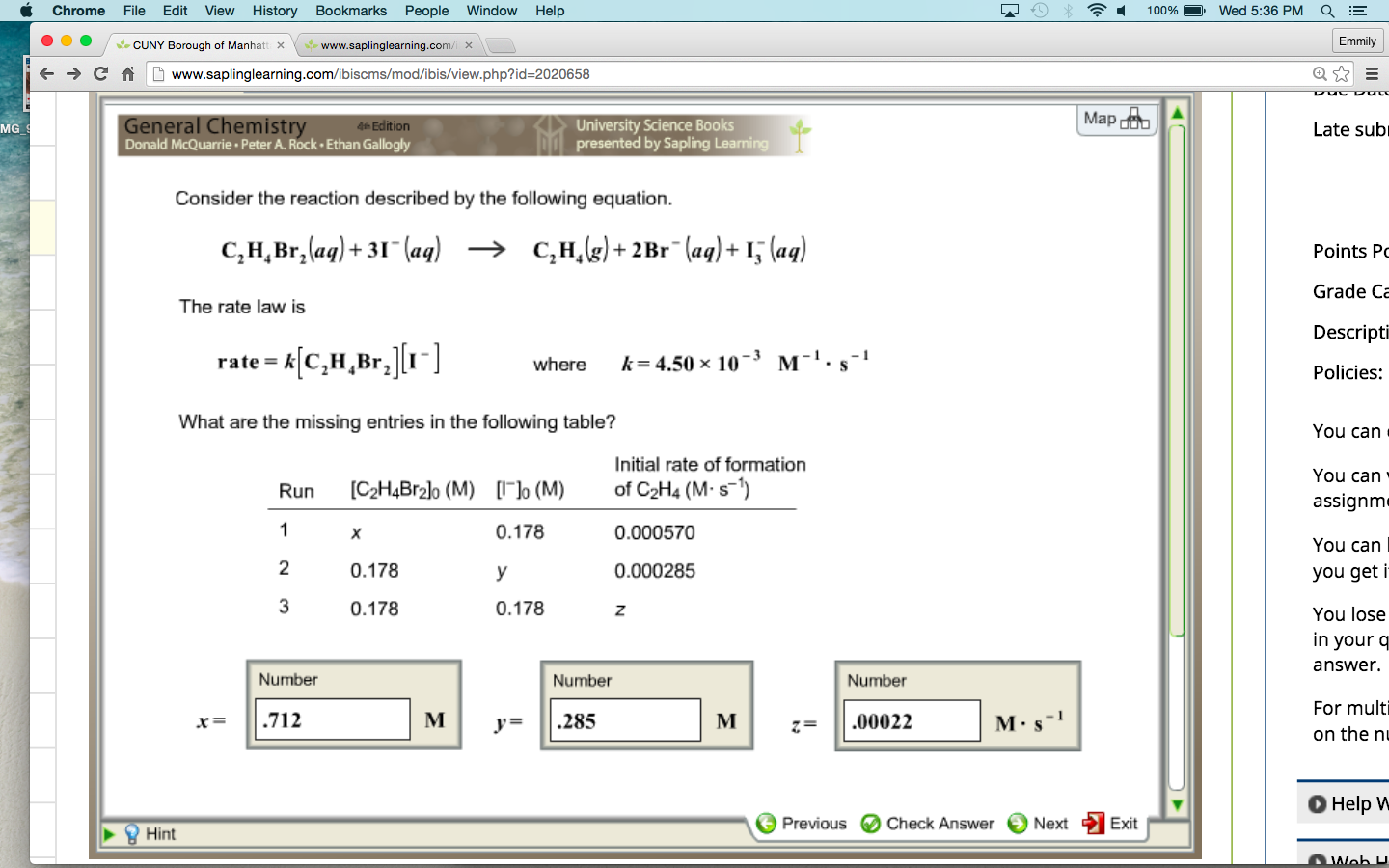 Solved What are the missing entries in the following table? | Chegg.com