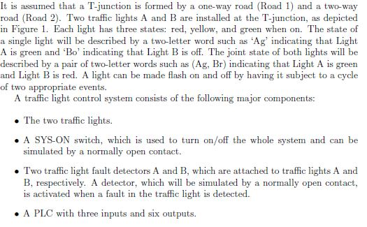 Solved design and implement a traffic light control system | Chegg.com